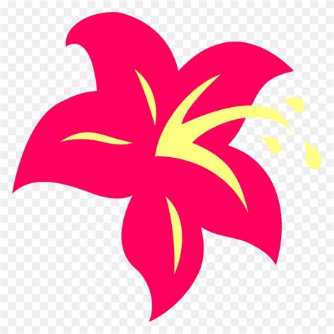 Free Images 2018 Hibiscus Flower Clipart Black And Mlp Lily Blossom Cutie Mark Hibiscus Flower