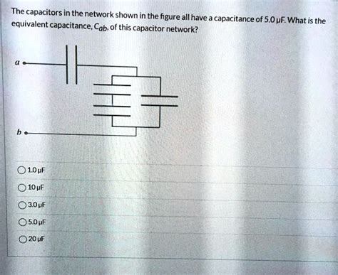 The Capacitors In The Network Shown In The Figure Allhave A Equivalent