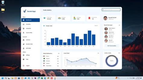 Modern Social App Dashboard In C Build Stunning Ui With Sata Ui