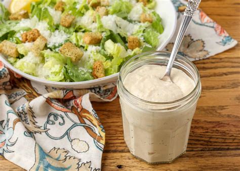 Creamy Caesar Dressing Barefeet In The Kitchen