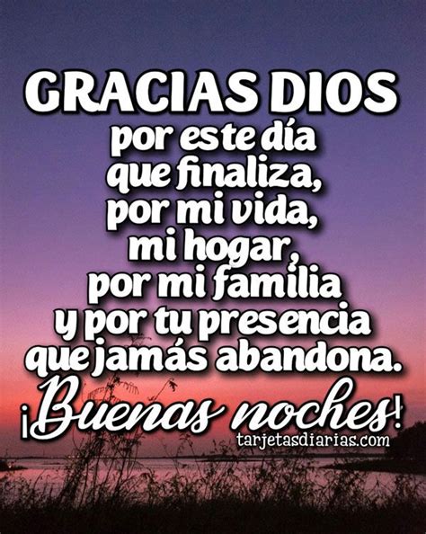 Frases De Buenas Noches Gracias Dios At Jai Reading Blog