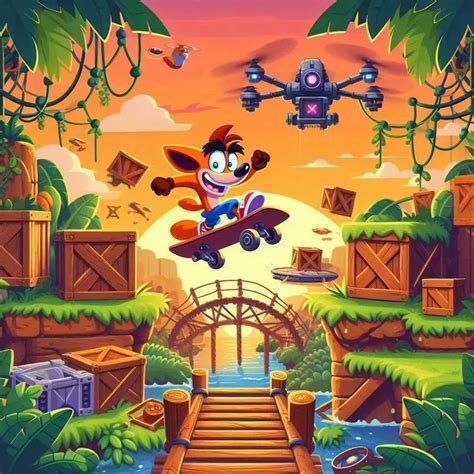 Classic Platformer Game Scenes Dall·e Prompt Promptbase