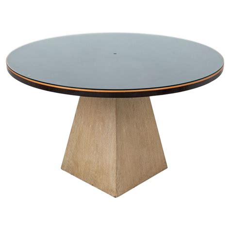 Modern Bourdeaux Steel Dining Table With Glass Top 187 X 89 Cm Italia