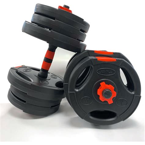 Tri Grip Dumbbell Set 20kg Adjustable Dumbbells Sets Weights Gym Weight
