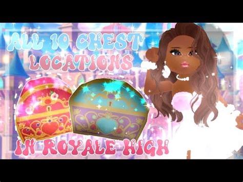 All 10 Chest Locations In Campus 3 New School Royale High Roblox