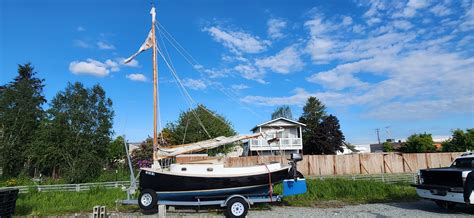Sailboat Cape Cod Catboat 17 Sailboats Stanwood Washington