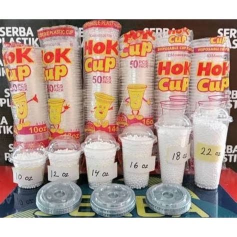 Jual Cup Plastik Hok 10oz12oz14oz16oz18oz22oz Shopee Indonesia