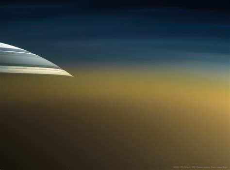 Saturn Through Titans Atmosphere The Planetary Society