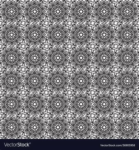 Classic Batik Seamless Pattern Background Vector Image