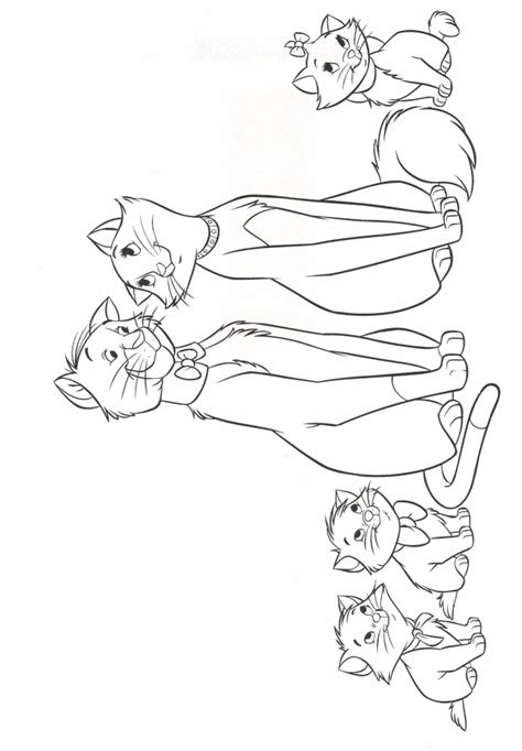 Aristocats Coloring Pages And Books 100 Free And Printable