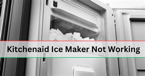 Kitchenaid Ice Maker Ice Melting At Jennie Wilson Blog