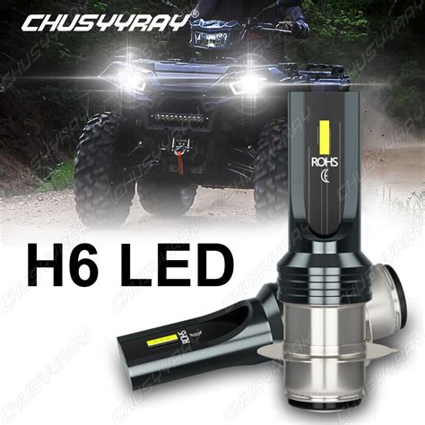 P15d H6m H6 Led Headlight Bulb H6 High Low Beam Plugandplay White Car