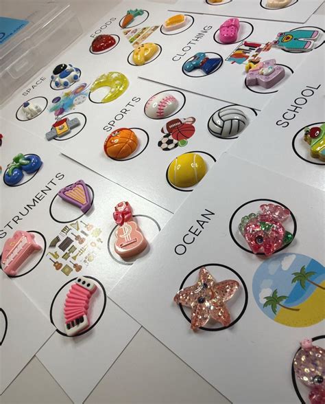 Mini Objects For Sorting Categories Speech Therapy Task Box Langua