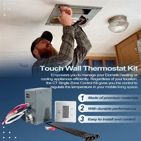 Rv Wall Thermostat Kit 3316230000 Fits For Dometic