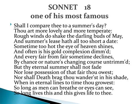 Ppt Shakespeare And Sonnets Powerpoint Presentation Free Download Id 4060963