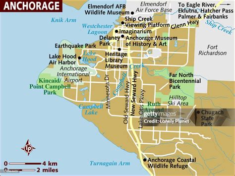 Map Of Anchorage High Res Vector Graphic Getty Images
