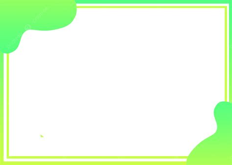 Green Border Frame Green Border Beautiful Border Green Png
