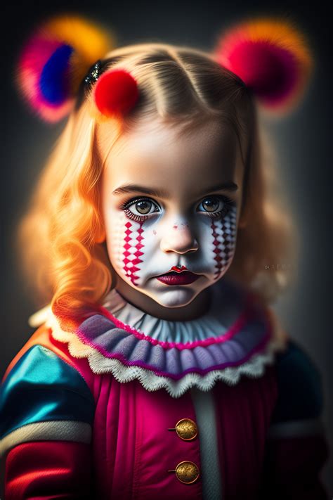 Scary Clown Makeup For Girls