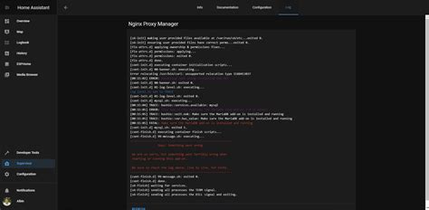 Cant Connect To Mariadb · Issue 114 · Hassio Addonsaddon Nginx Proxy