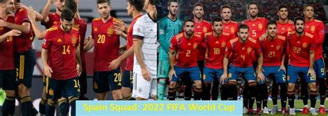 Spain Squad 2022 Fifa World Cup