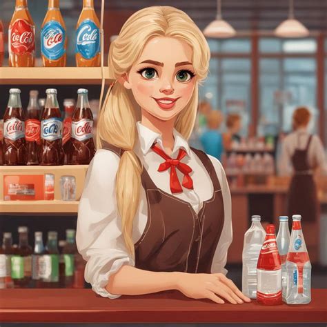 Russian Girl Cashier Blond Hair Brown Eyes By Mole 567 On Deviantart