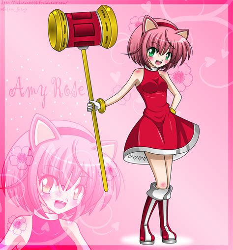 Amy Rose Human Form By Sakuraxss005 On Deviantart