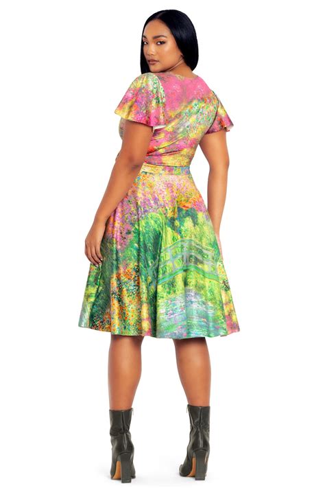 Montage Monet Rio Midi Dress Limited Blackmilk Clothing