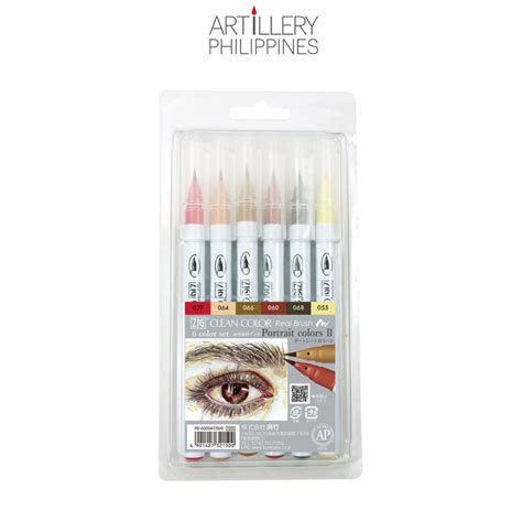 Kuretake Zig Clean Color Real Brush Pen Set Portrait Color Calligraphy