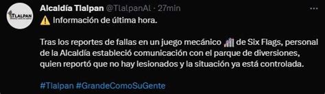 Juego De Six Flags En Cdmx Se Quedó Varado Con Personas A Bordo Infobae