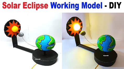 Solar Eclipse And Lunar Eclipse Working Model For Science Project