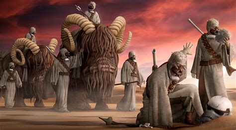We Are The Sand People Tusken Raiders Óscar Fernández Star Wars