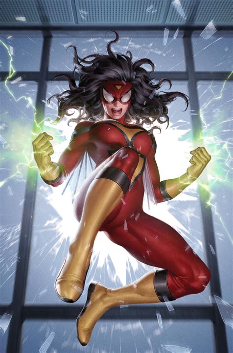 Spider Woman And Jessica Drew Marvel And 1 More Drawn By Yoon