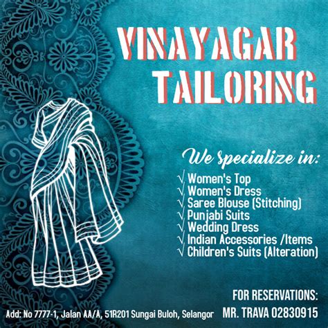 Tailoring Flyer Template Postermywall