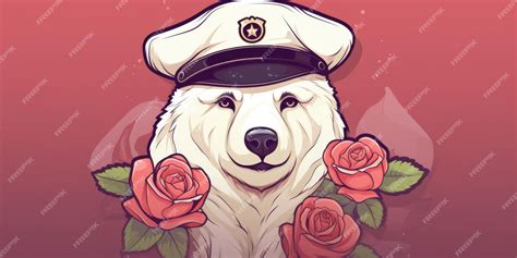 Premium Photo Law Enforcement Officer Mascot For A Company Logo Line