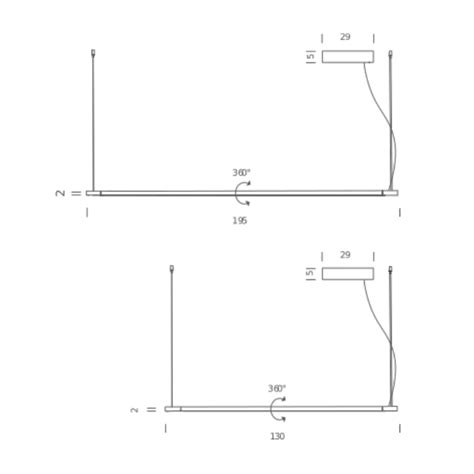 Suspension Lamp Nemo Linescapes Horizontal