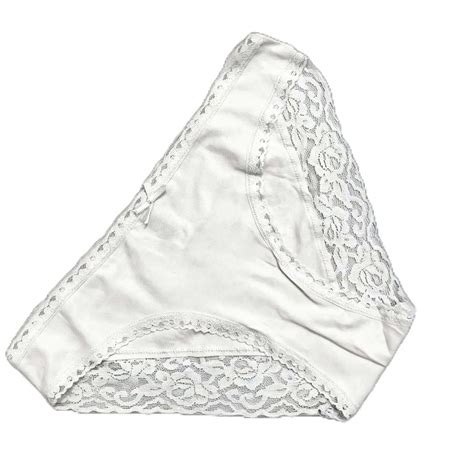 Luxury White Lace Cotton Panty Soft Comfort And Elegant Fit Mayas