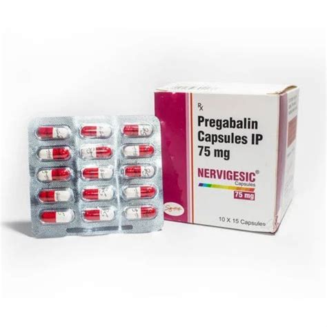Pregabalin Nervigesic Capsule At ₹ 220strip Nervigesic Capsule In