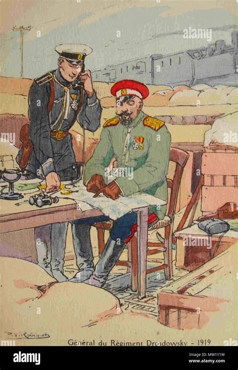 English Uniform Of Drozdovsky And Markovsky Regiments 1919