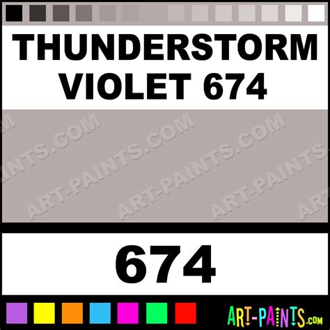 Thunderstorm Violet 674 Soft Pastel Paints 674 Thunderstorm Violet