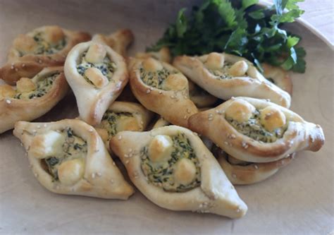 Cheese And Spinach Fatayer Yellow Road Cheese