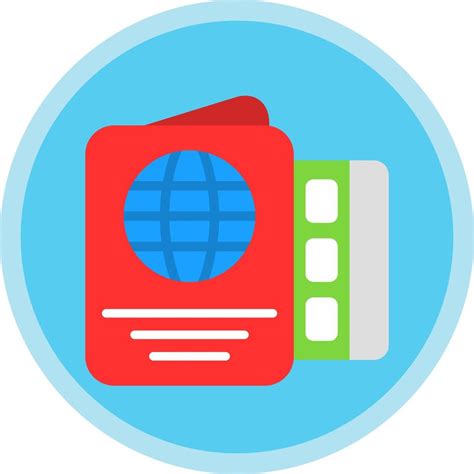 Passport Vector Icon Design 21127823 Vector Art At Vecteezy