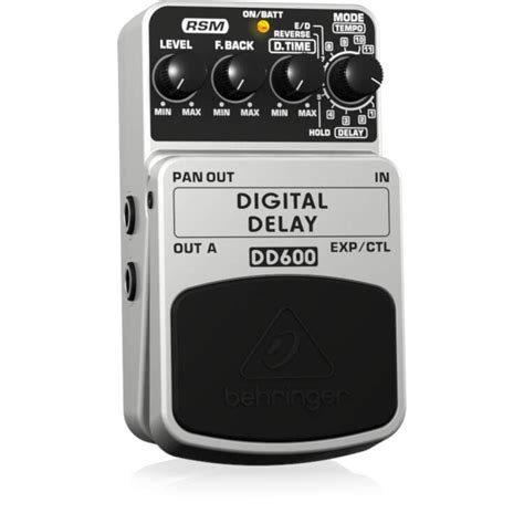 Avlfx Behringer Digital Delaydd600 Digital Stereo Delayecho Effects