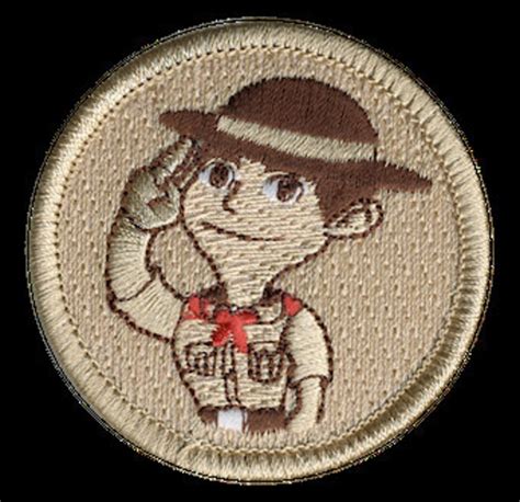 Cartoon Scoutmaster Patrol Patch Etsy