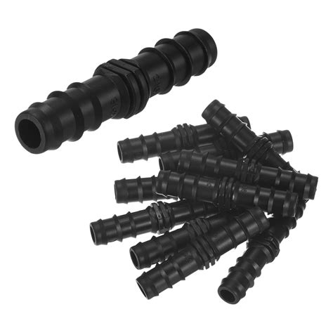 Uxcell 10 Pack Drip Irrigation Barbed Fittings For 3 8 Inch Tubing