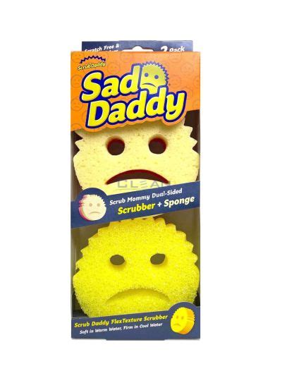 Scrub Daddy Sad 2ка почистващи гъби Най добрият избор за Scrub Daddy