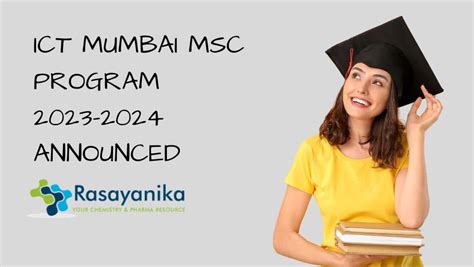 Ict Mumbai Msc Program 2023 2024 Announced