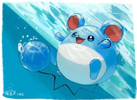 Marill Pokemon Drawn By Koala0l Danbooru