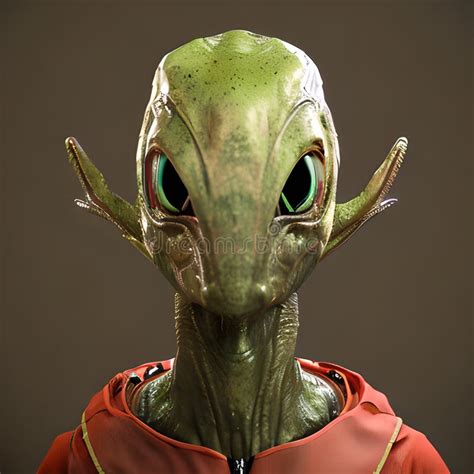 Alien En Un Traje Espacial Ai Generó Gráficos De Ai Cgi Generativos Stock De Ilustración