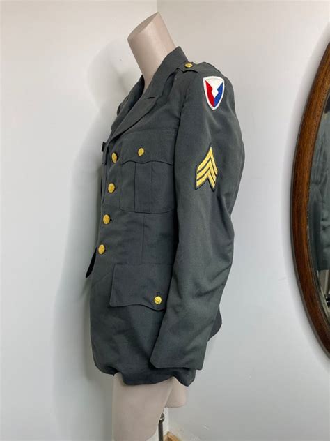 Korean War Army Sergeant Dress Uniform Jacket Gem