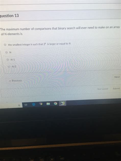solved question 9 binary search is in the complexity class